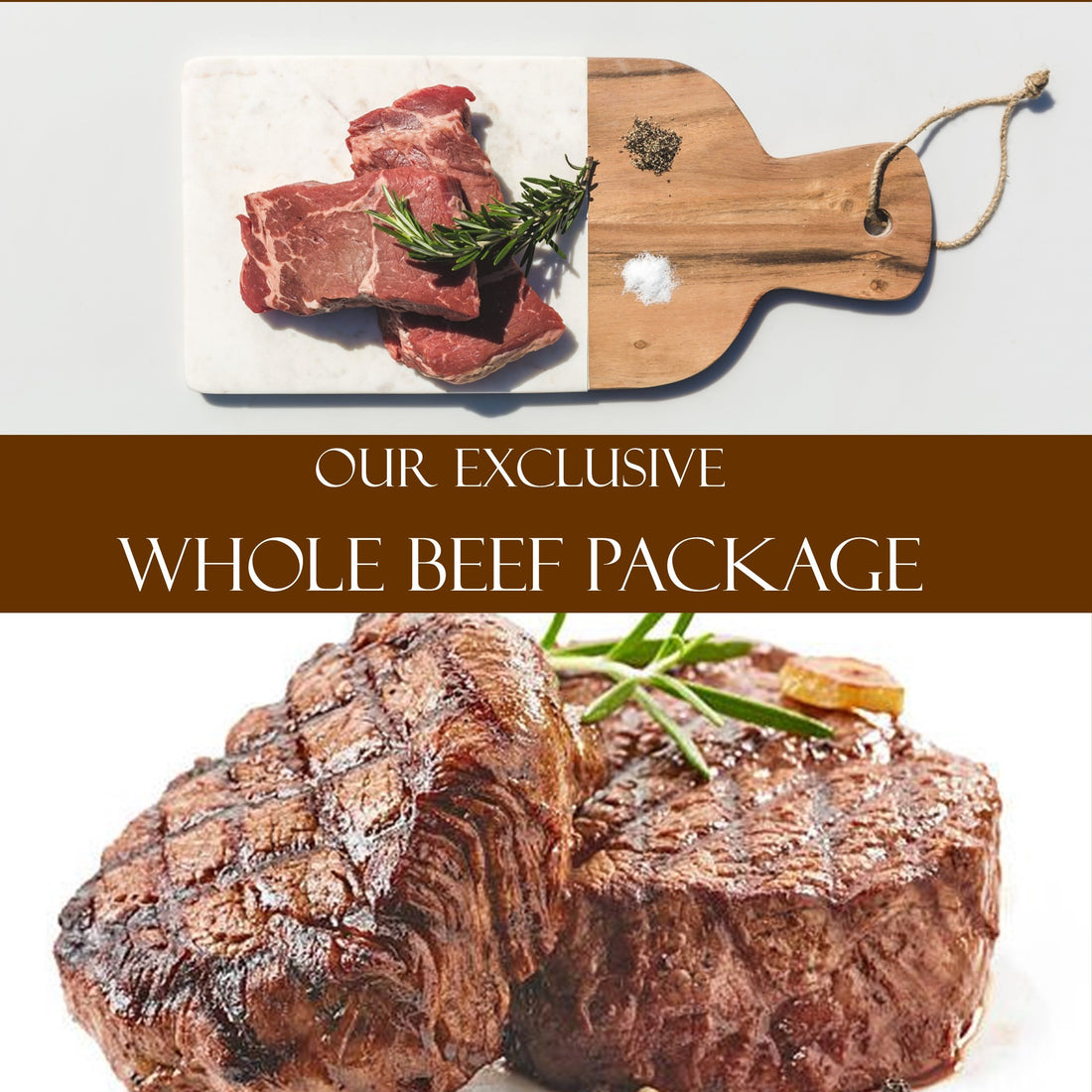 Whole Beef Package - Deposit – Whiskey River Beef